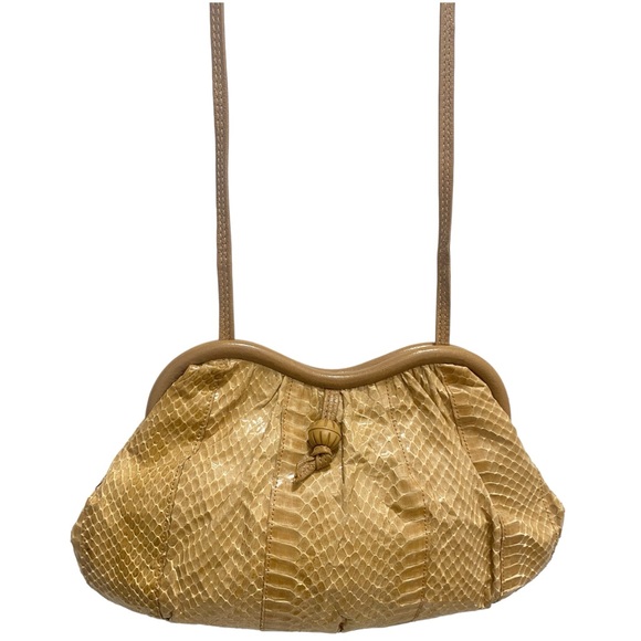 Barbara Bolan | Bags | 8s Vintage Barbara Bolan Made In Italy Snake ...